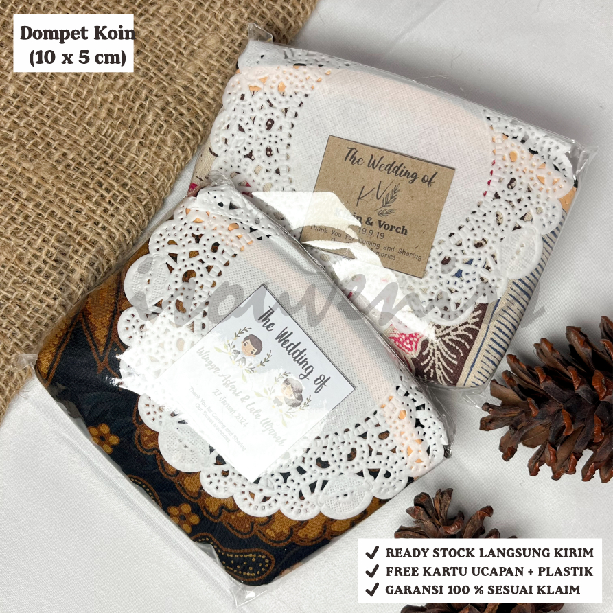 Jual Souvenir Pernikahan Dompet Koin Batik Khas Jogja Ukuran 10 x 5 cm souvenir dompet batik ...
