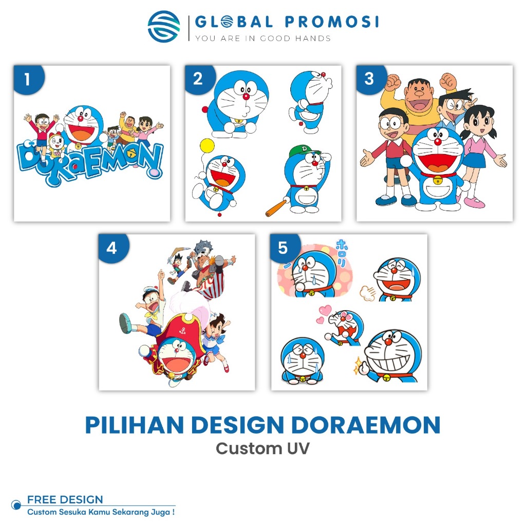 Jual Pilihan Desain Tema Doraemon Untuk Custom MUG Dan Tumbler | Shopee ...