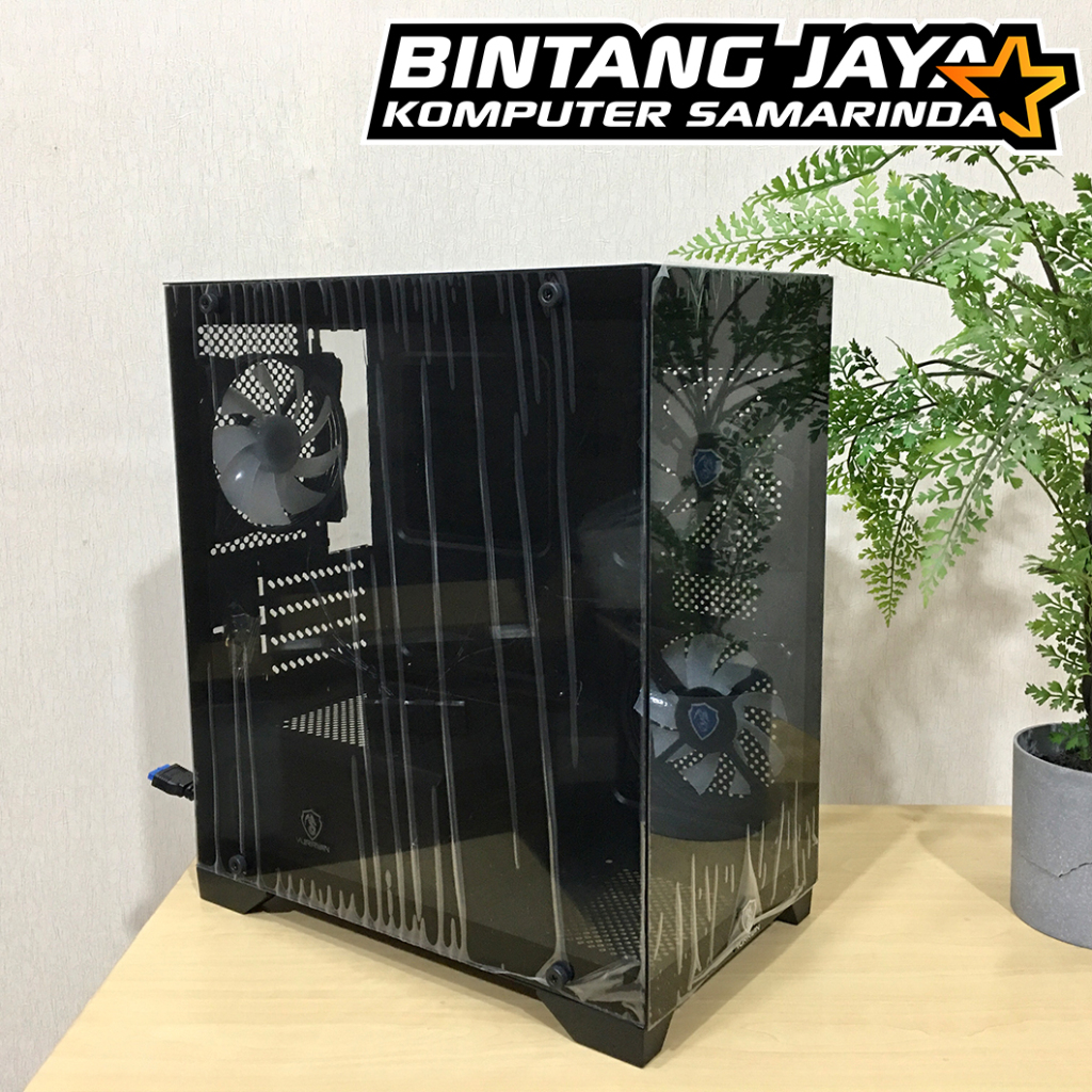 Jual Casing PC Gaming Vurrion GLASSIFY m-ATX + 3 Fan RGB - Hitam ...