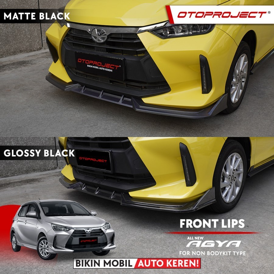 Jual [PROMO] Otoproject - Front Lips Bumper Depan Mobil Agya 2023 ...