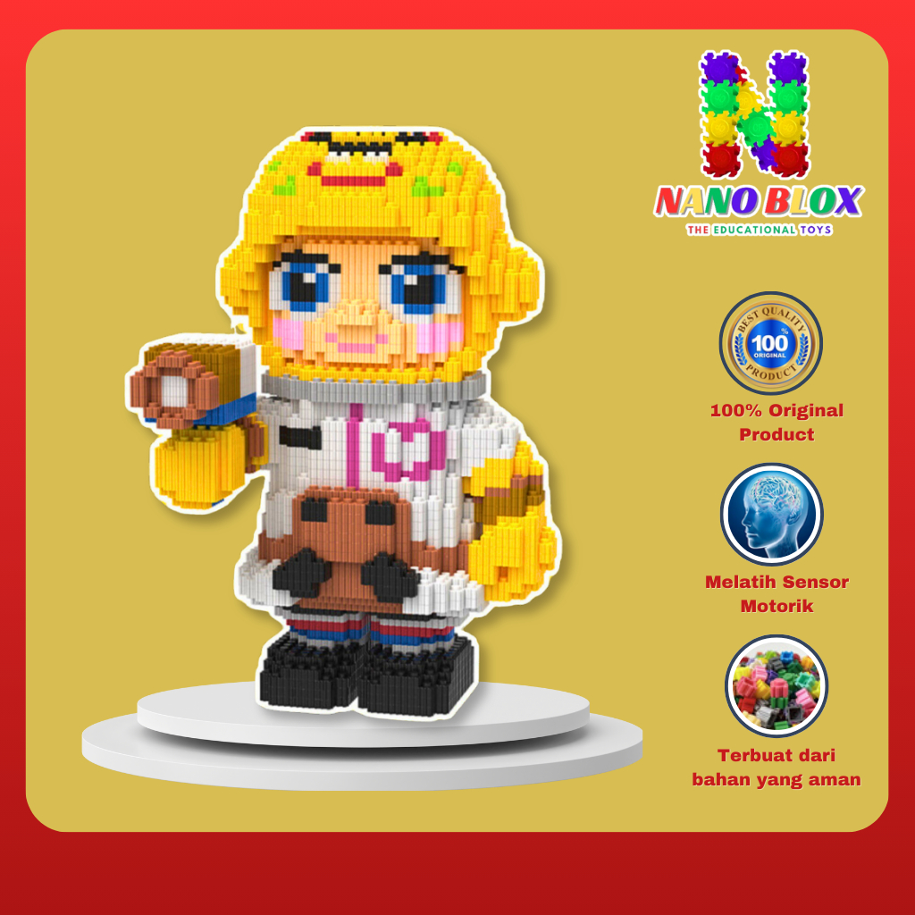 Jual Mainan Nano Blocks Space Molly 3D Model, Mainan Blok Susun ...