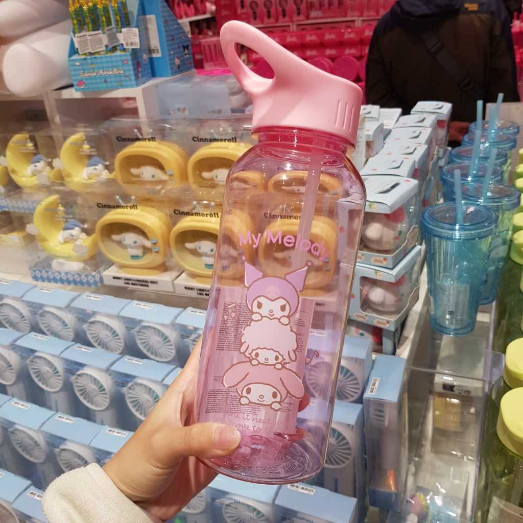 Jual Official BALI MINISO Sanrio Party Series Plastic Bottle Botol ...