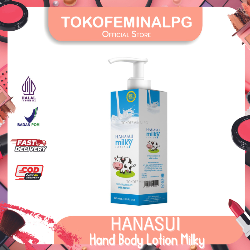 Jual Hanasui Hand Body Lotion Milky | Shopee Indonesia