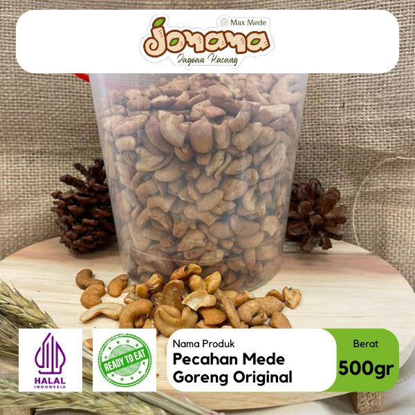 Jual Camilan Kacang Mede Cashew Rasa Original Gurih Crunchy Cemilan ...