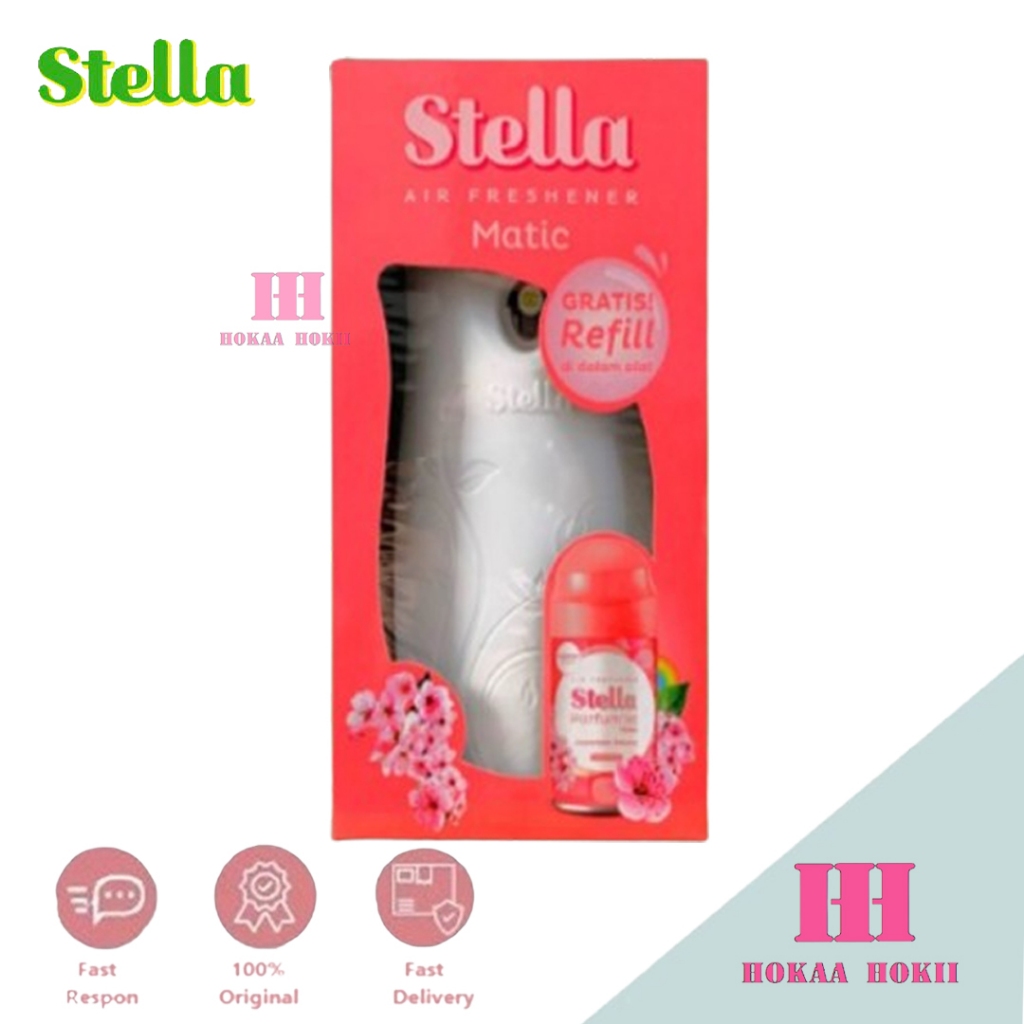 Jual Stella Matic Home Air Freshener Alat + Refill Pengharum Ruangan ...
