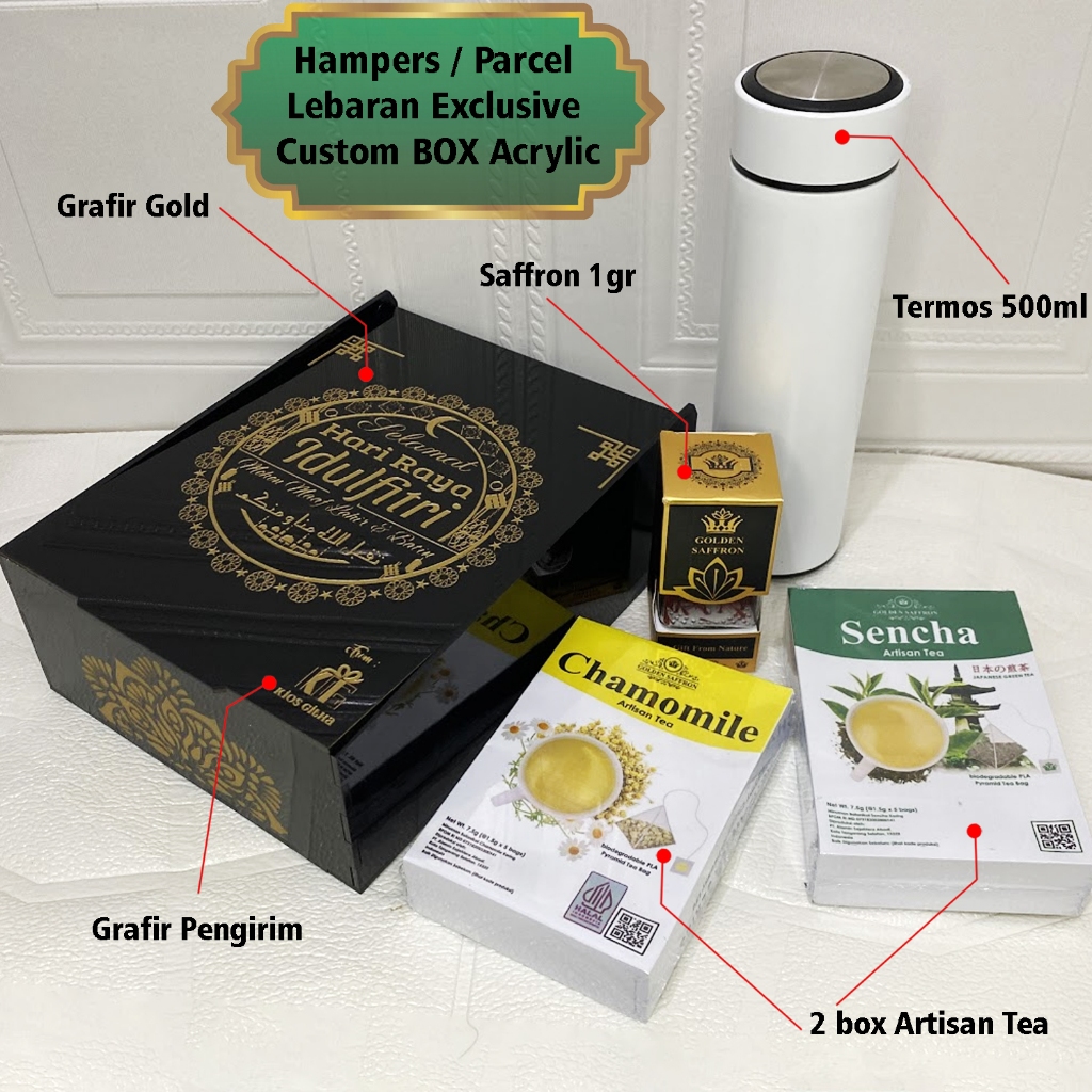 Jual Paket Hampers Parcel Lebaran 2024 custom box Exclusive aklirik isi ...