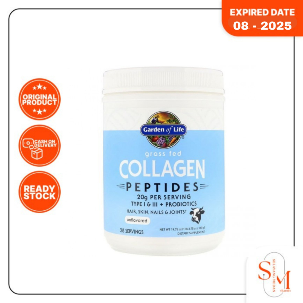 Jual Suplemen Collagen Peptides Type I & Type III + Probiotics Garden ...