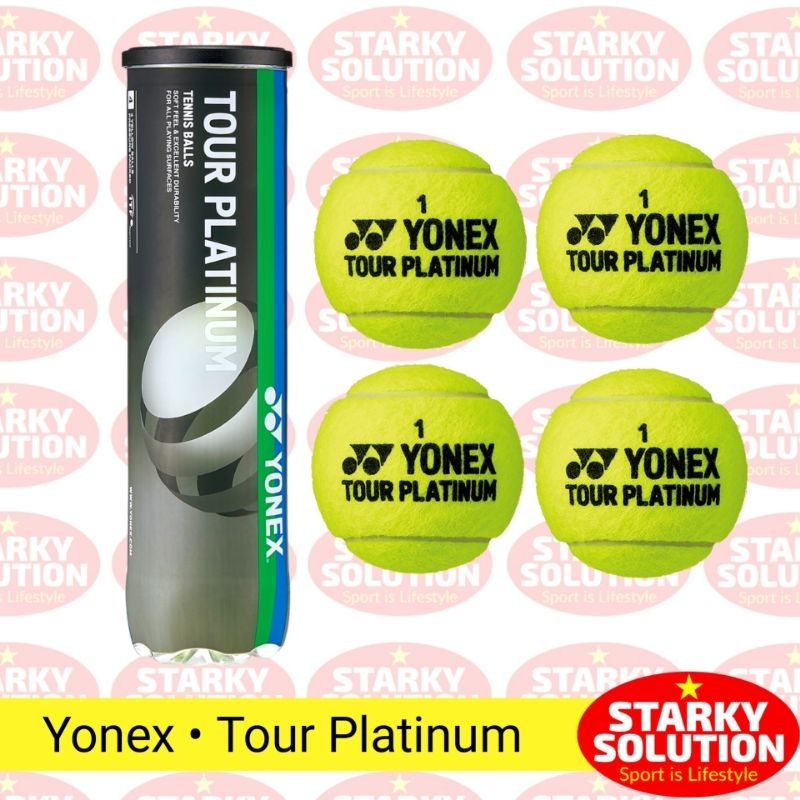 Jual Bola Tenis YONEX TOUR PLATINUM Tennis Ball isi 4 Original | Shopee Indonesia