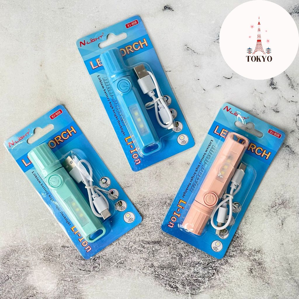 Jual Senter LED Pastel Torch Kode XJ-808 MN-1141 | Shopee Indonesia