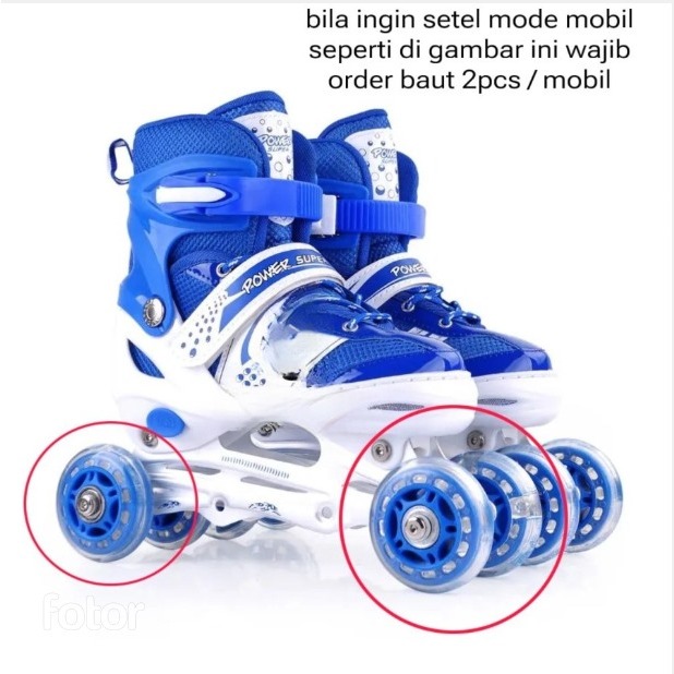 Jual SEPATU RODA POWER SUPERB ORIGINAL - BISA RUBAH RODA BAJAJ - FREE 2 ...