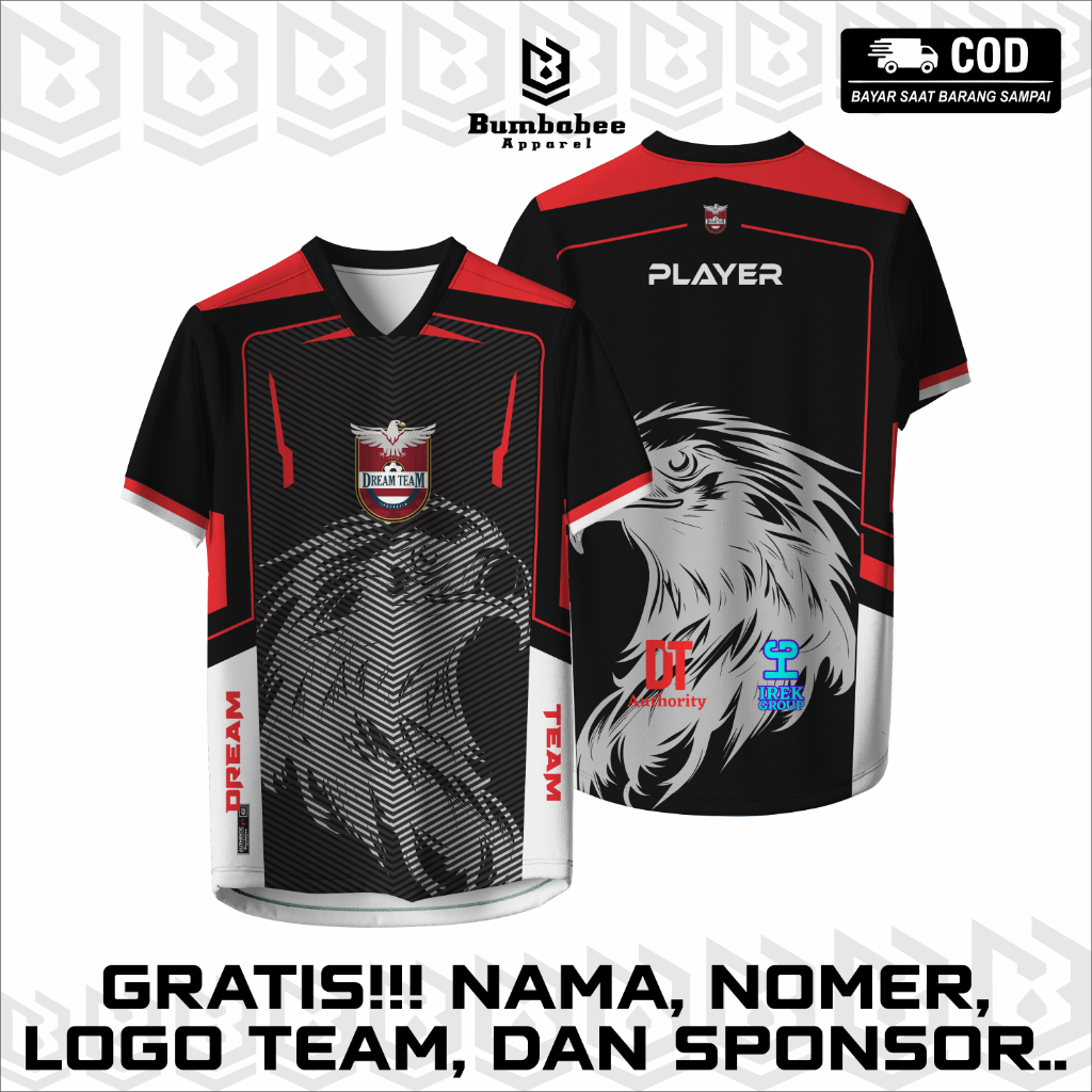 Jual Jersey Gaming Custom Nama | Shopee Indonesia