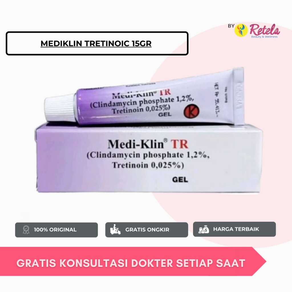 Jual MEDIKLIN TRETINOIC 15GR | Shopee Indonesia