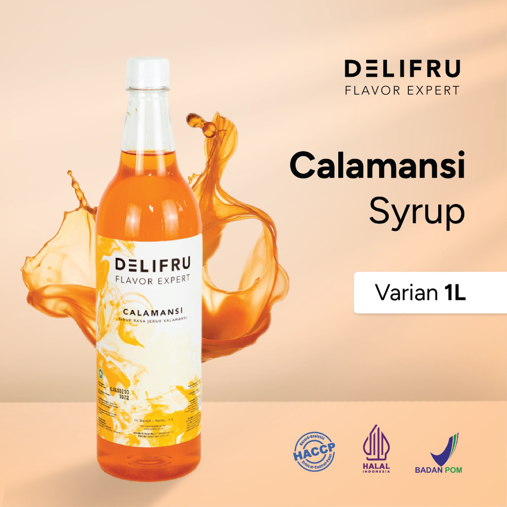 Jual Syrup Calamansi Delifru 1 Liter Sirup Jeruk Kalamansi Premium