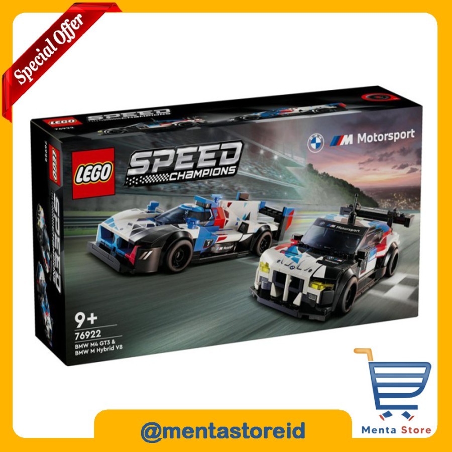 Jual LEGO Speed Champions 76922 BMW M4 GT3 & BMW M Hybrid V8 Race Cars ...