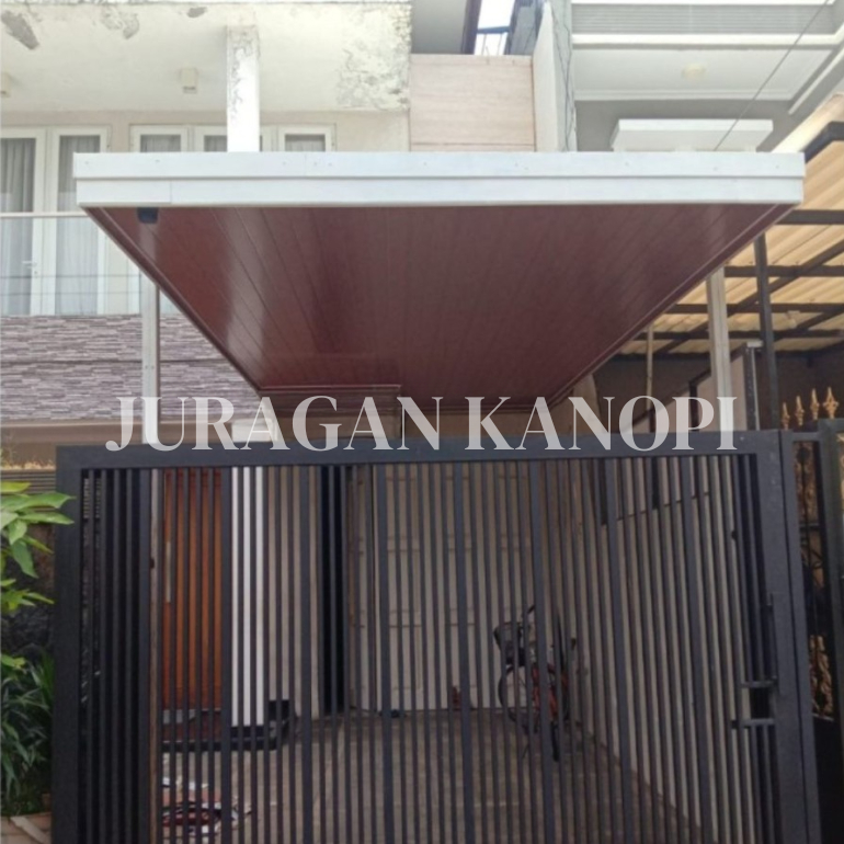 Jual kanopi baja ringan atap alderon single layer minimalis modern ...