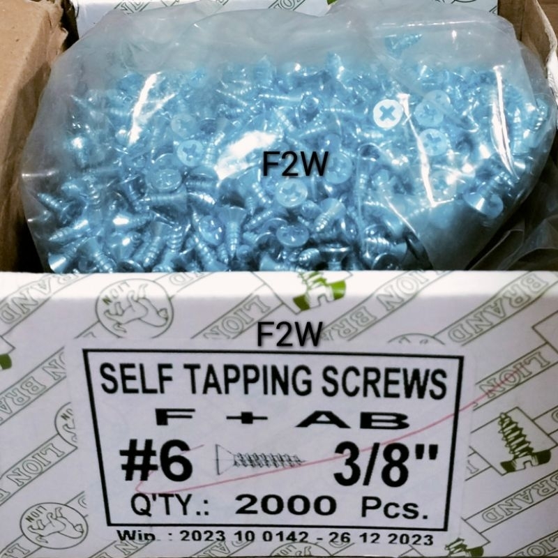 Jual FH (+) 6X3/8" SEKRUP TAPPING FAB 6X3/8" MOON LION SKRUP SELF ...