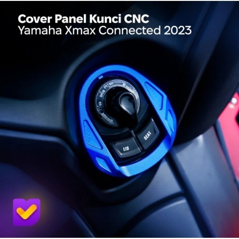 Jual Cover Panel Kunci CNC Yamaha Xmax Connected 2023 | Shopee Indonesia