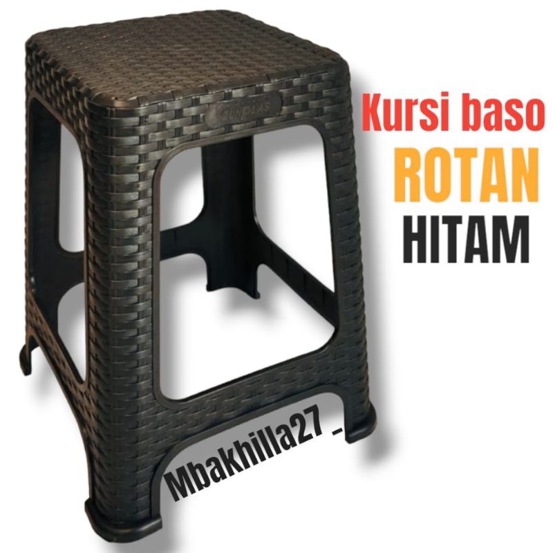 Jual KURSI BASO PLASTIK ROTAN ( KHUSUS INSTAN ) | Shopee Indonesia
