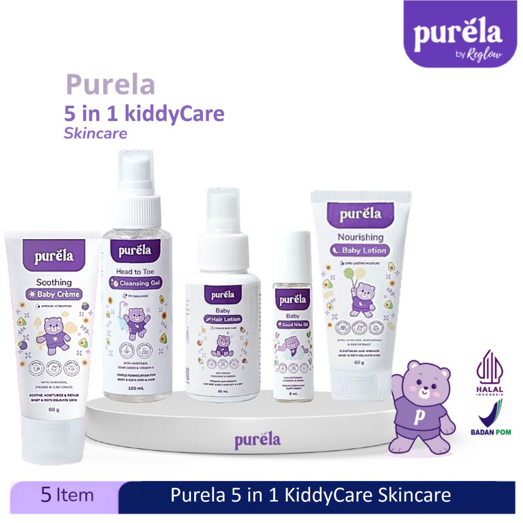 Jual PURELA - Paket Kiddy Care 5 in 1 Free Pouch | Shopee Indonesia