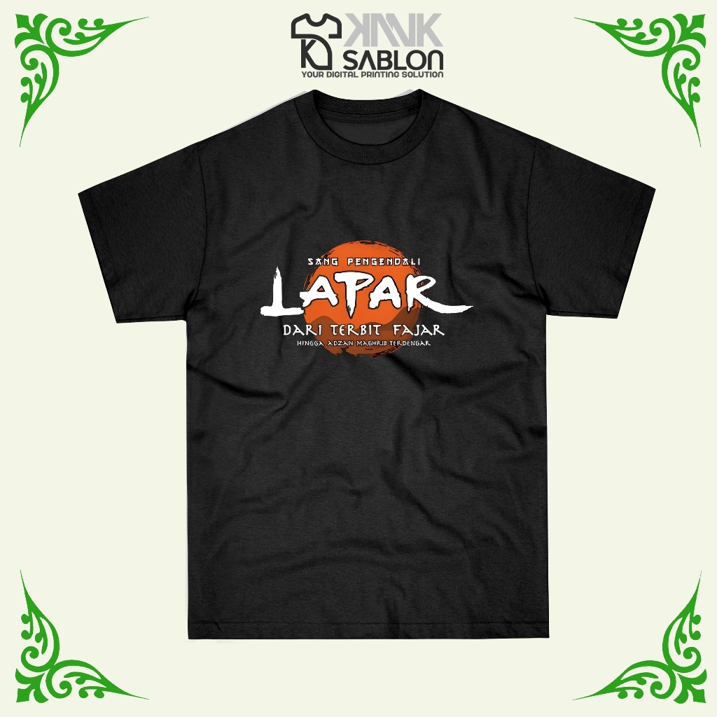 Jual KANSABLON-Kaos meme lucu puasa ''LAPAR'' baju lebaran | Shopee ...