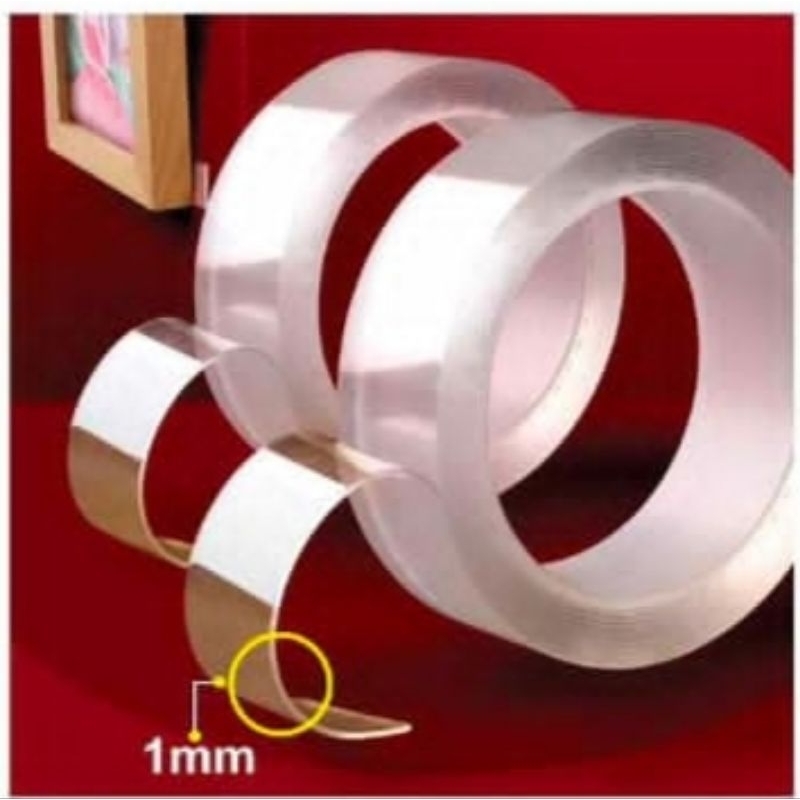 Jual NANO TAPE Double Tape/TIP ISOLASI Bening Serbaguna Super Kuat ...