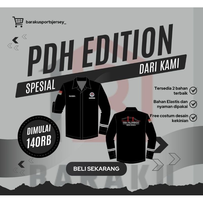 Jual PDH komunitas, baju lapangan, pdh terkini, pdh organisasi, pdh ...
