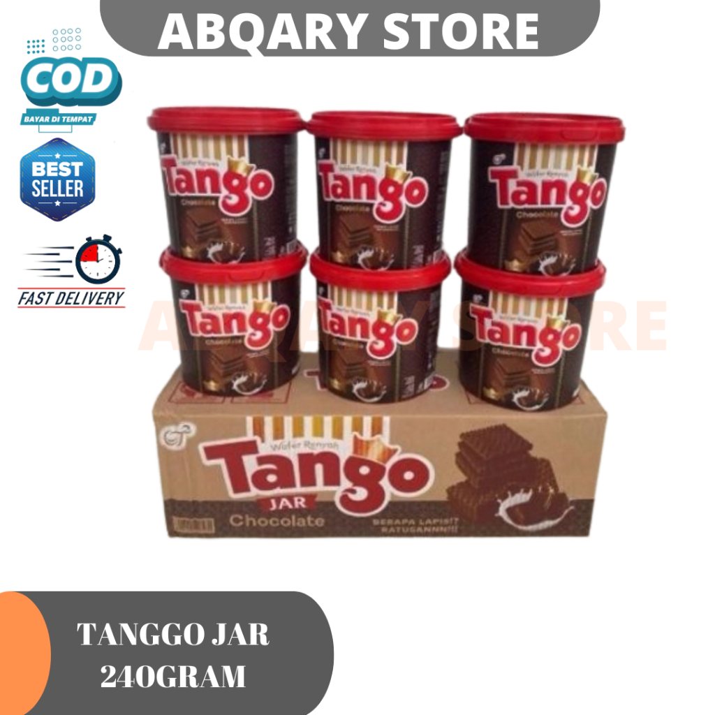 Jual Tanggo Wafer Jar 240g 2 varian rasa coklat dan vanilla exp 2025 ...