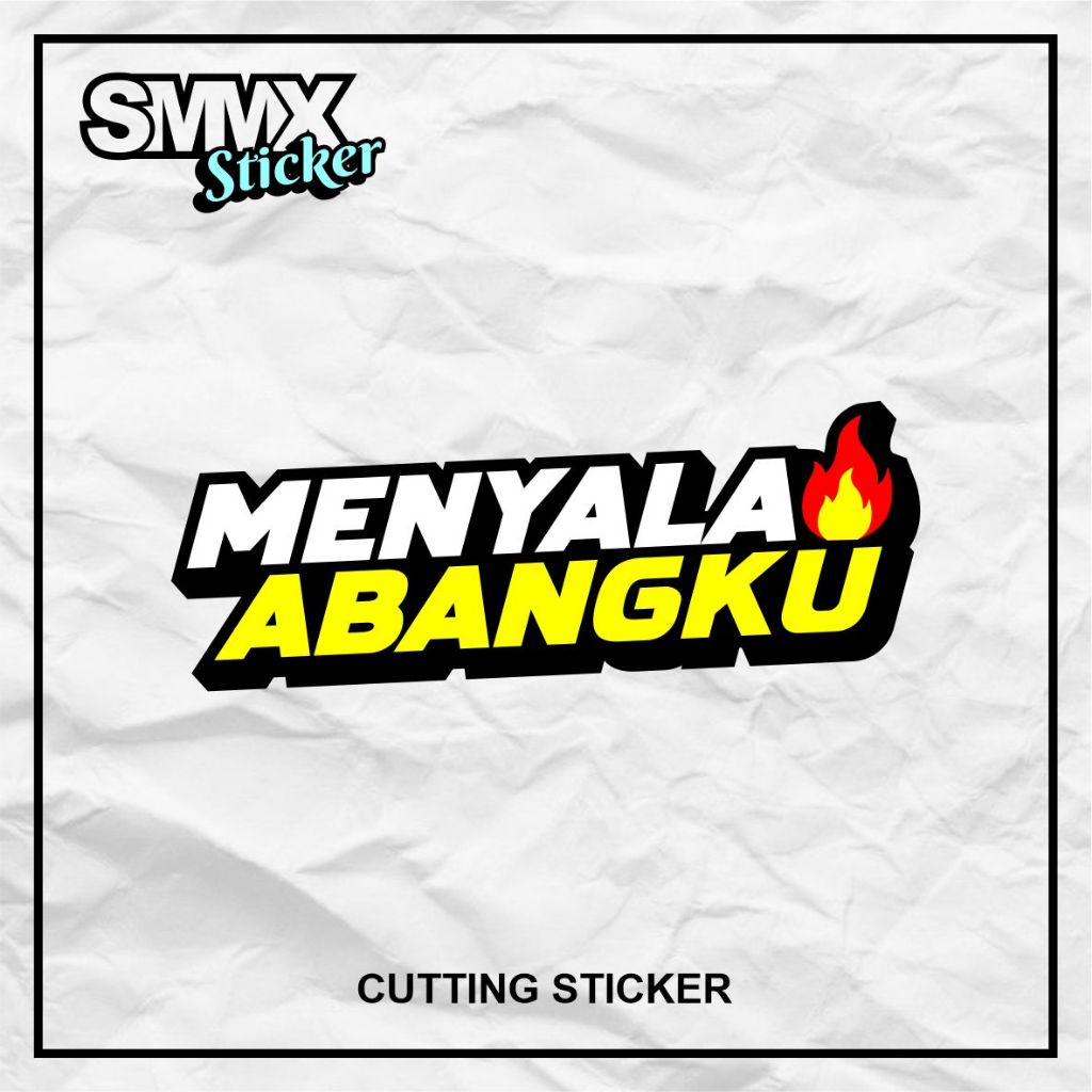 Jual Cutting Sticker Menyala Abangku | Shopee Indonesia