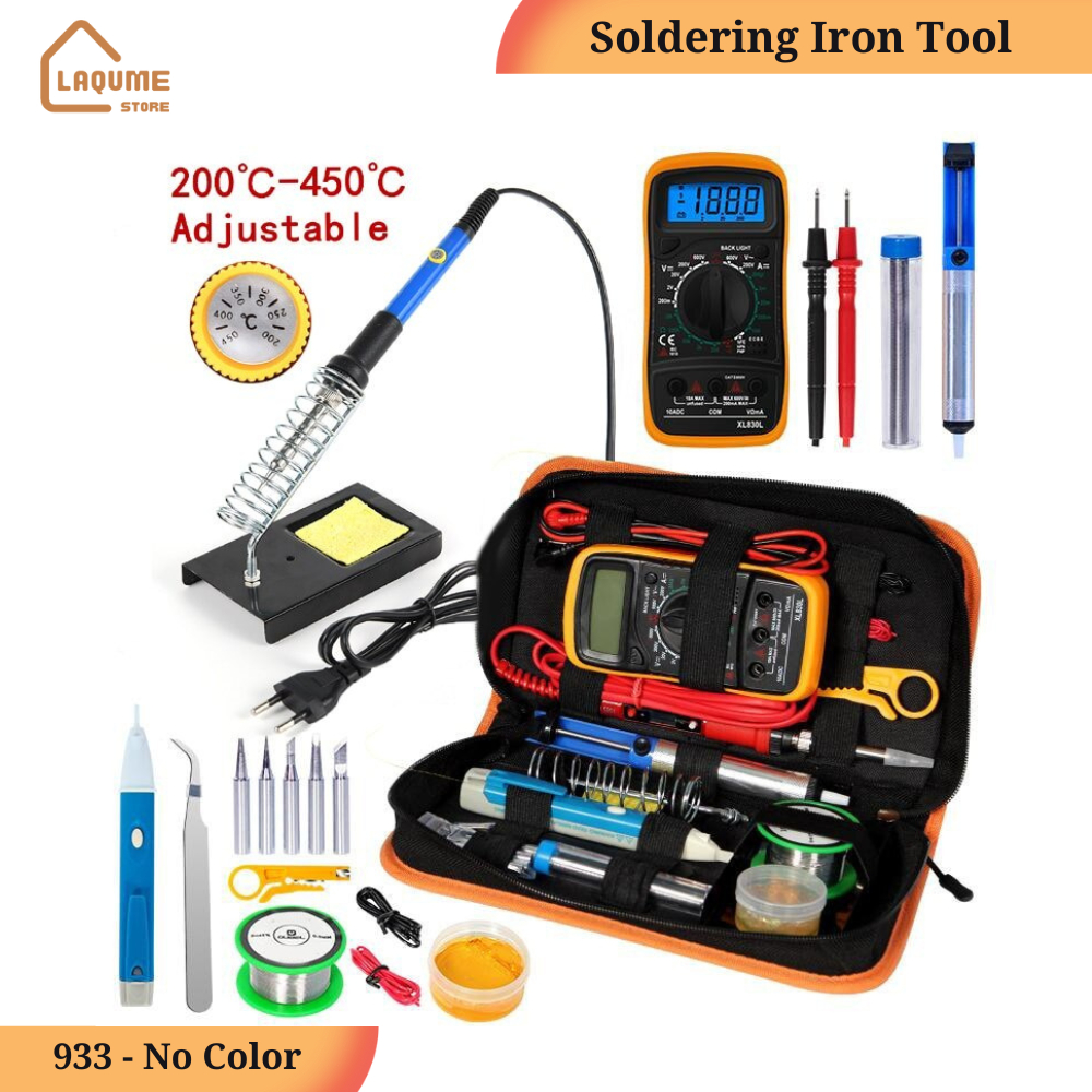 Jual Set Solder Listrik Lengkap dengan Multimeter Iron Tool Kit 220V 60W/Solder Listrik Murah ...