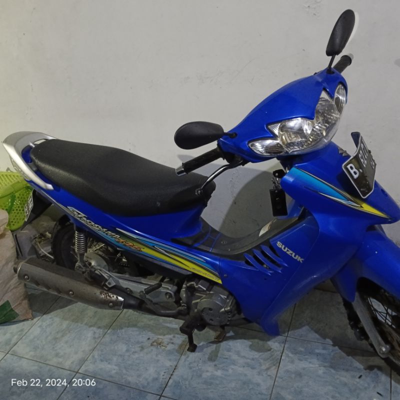 Jual Suzuki Shogun 125 Biru Second Bekas Plat B | Shopee Indonesia