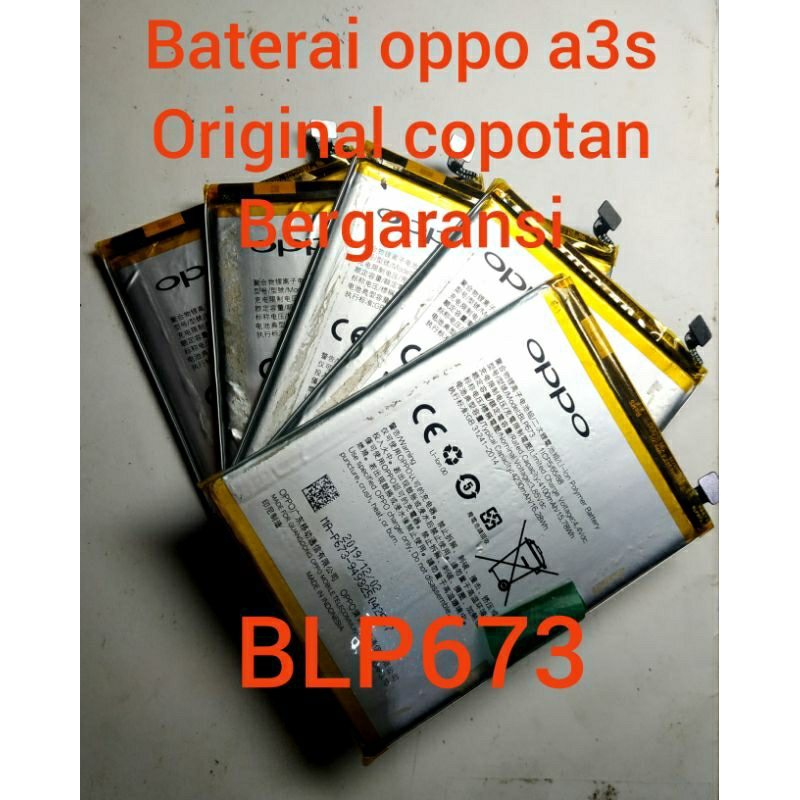 Jual BATERAI, BATRE Oppo BLP673 Oppo A3s, A5s, A7, A8, A11k, A12, A31 ...