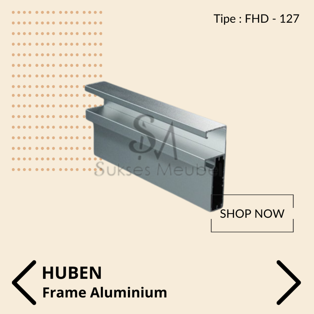 Jual HUBEN Frame Handle 3 Meter FHD 127 | Profil / Frame Handle ...