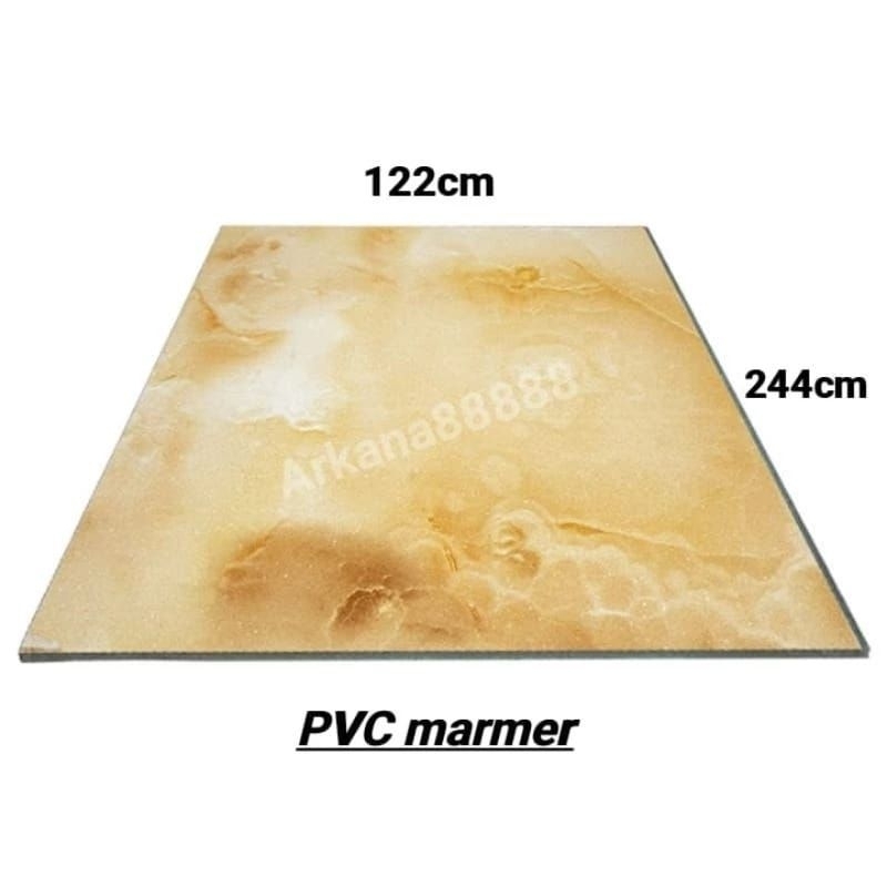 Jual marmer panel PVC tebal 4MM isi 1lembar | Shopee Indonesia
