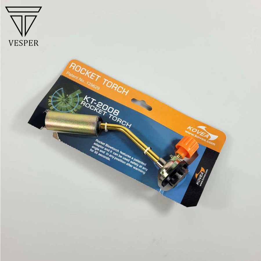 Jual butane torch flame spray gun BBQ burner outdoor / kepala gas las ...