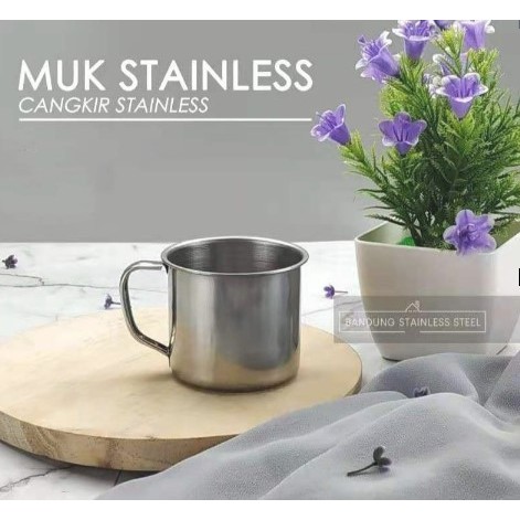 Jual Cangkir Mug Mini Stainless 7cm / Gelas Stainless | Shopee Indonesia