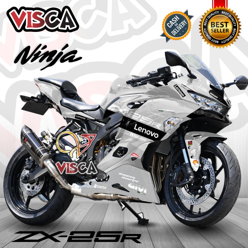 Jual Stiker Ninja Decal zx 25r Full Dekal Kawasaki Ninja Zx25r LIVERY ...