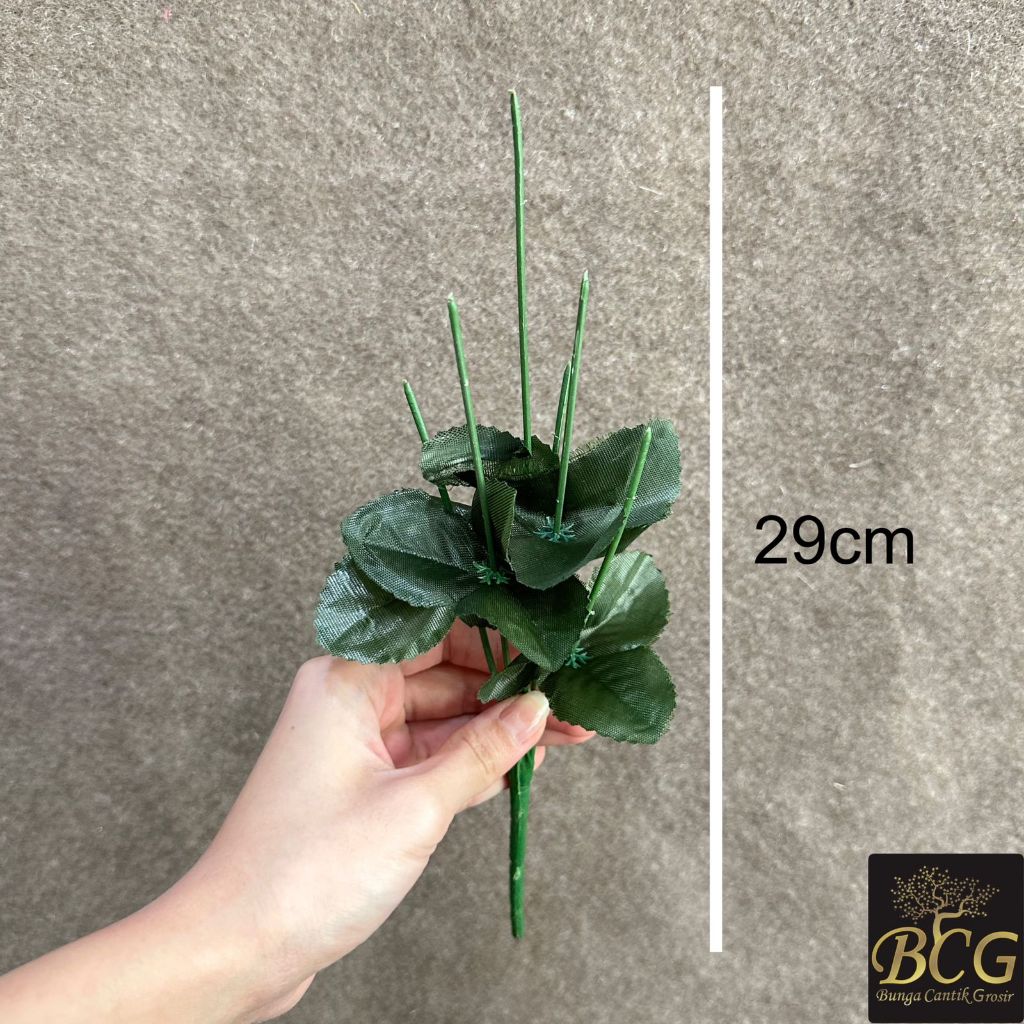 Jual Tangkai Bunga Variasi Daun Cabang 6 (Lusinan) Daun Tangkai ...