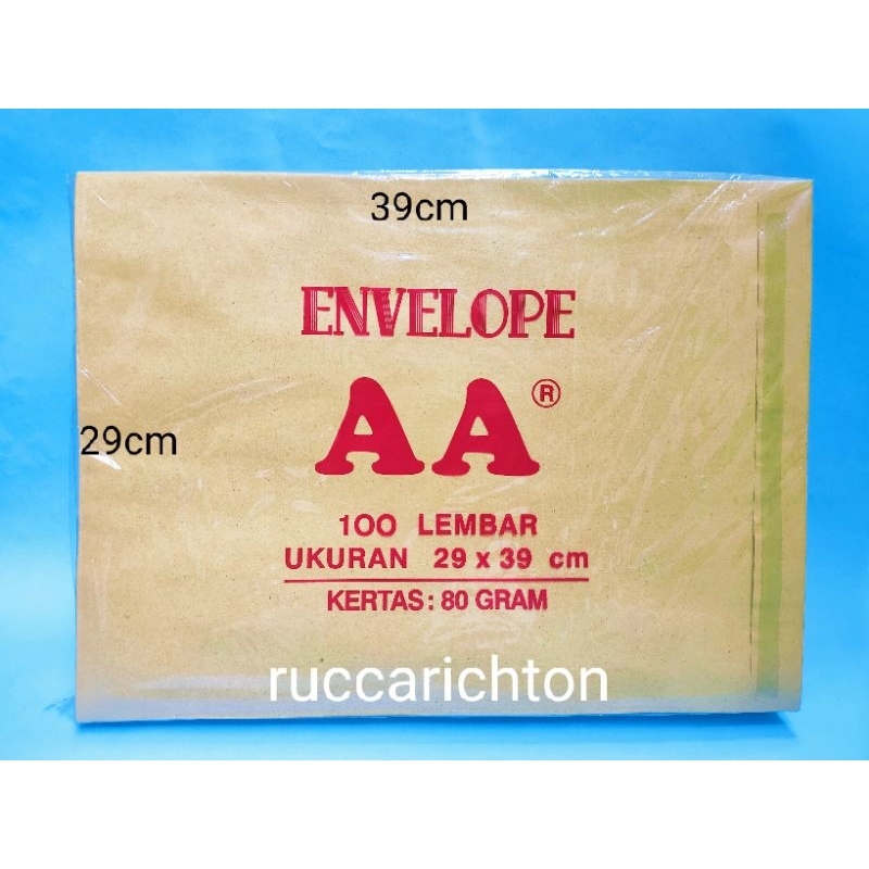 Jual AMPLOP COKLAT AA MAP 29X39CM | Shopee Indonesia