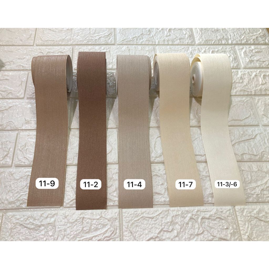 Jual WALLPAPER BORDER LIST POLOS PUTIH COKLAT ABU MINIMALIS PANJANG ...
