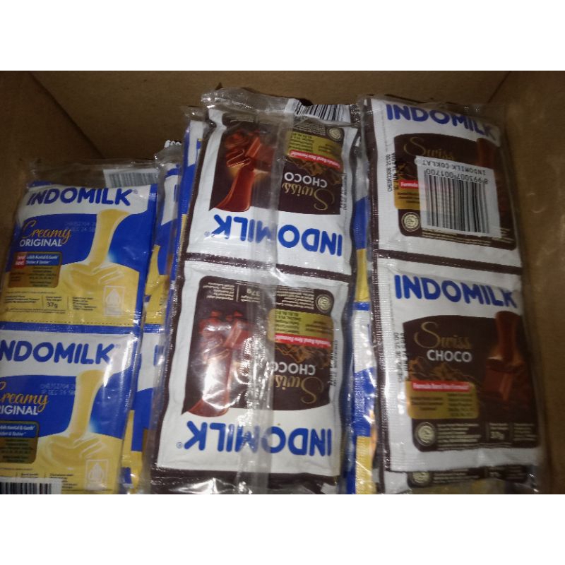 Jual susu kental manis indomilk sachet 1 renteng isi 6 pcs | Shopee ...