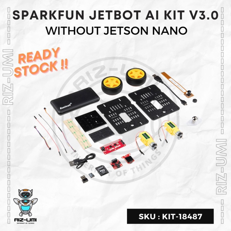 Jual SparkFun JetBot AI Kit v3.0 Without Jetson Nano Limited | Shopee ...