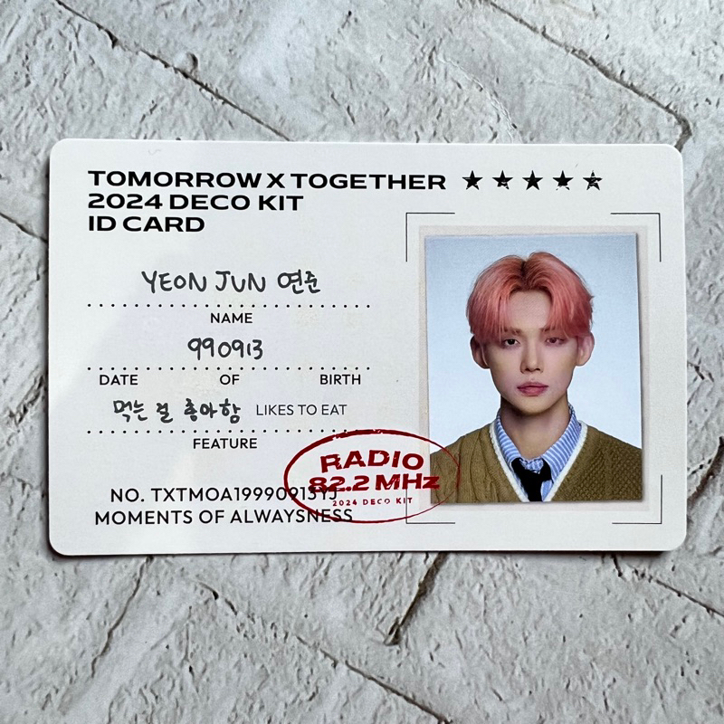 Jual [READY STOCK] TXT DECO KIT 2024 SOOBIN YEONJUN BEOMGYU TAEHYUN HUENING KAI POB PHOTOCARD ...