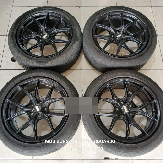 Jual Velg Seken BBS Ring 18 Baut 5 PCD 5X114 + BAN 225 50 R18 | Shopee ...