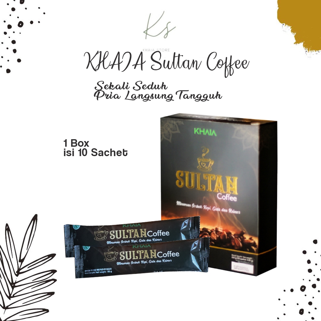 Jual Khaia Sultan Coffee Isi 10 Sachet Kopi Sulthan Stamina Pria Dewasa | Shopee Indonesia