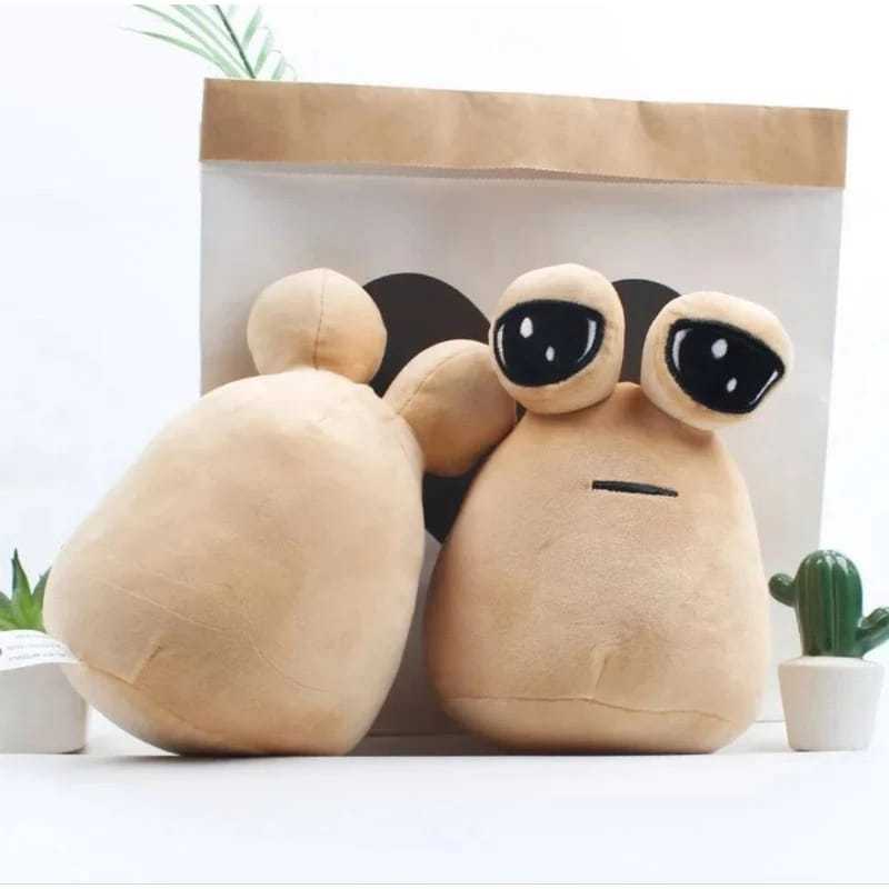 Jual Boneka Pou Plushies My Pet Alien Doll. boneka lucu 100 % Real ...