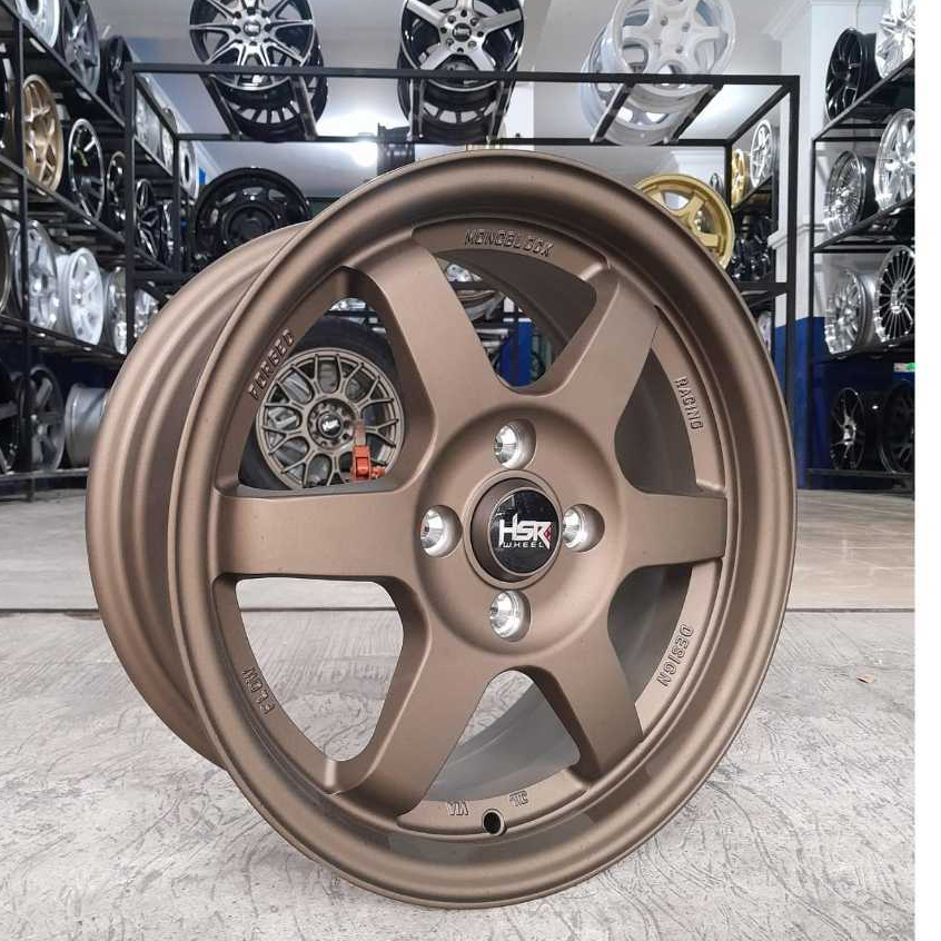 Jual Velg TE37 Ring 15 TOKYO HSR R15X6,5 H4X100 Cocok Brio Vios Jazz Sirion Baleno Mirage March ...
