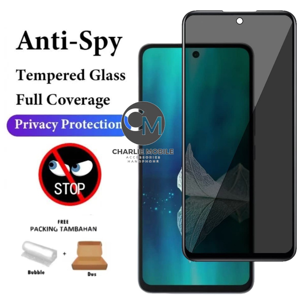 Jual Tempered glass full screen anti spy Redmi 10 10A 10C 10 2022 10 5G anti intip | Shopee ...