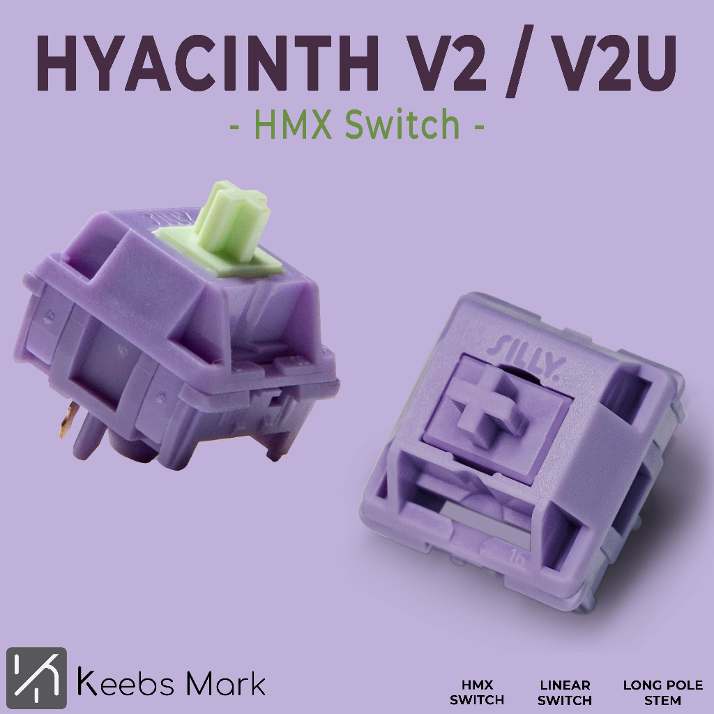 Jual HMX x Sillyworks Hyacinth V2 / V2U Linear Mechanical Keyboard ...