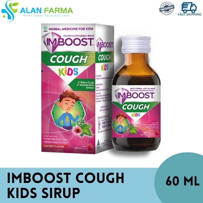 Jual Imboost Cough Kids Sirup 60 mL | Obat Batuk Herbal Anak | Shopee ...