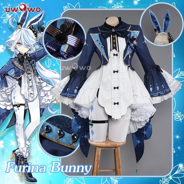 Jual PRE-SALE UWOWO Exclusive Furina Cosplay Genshin Impact Fanart ...